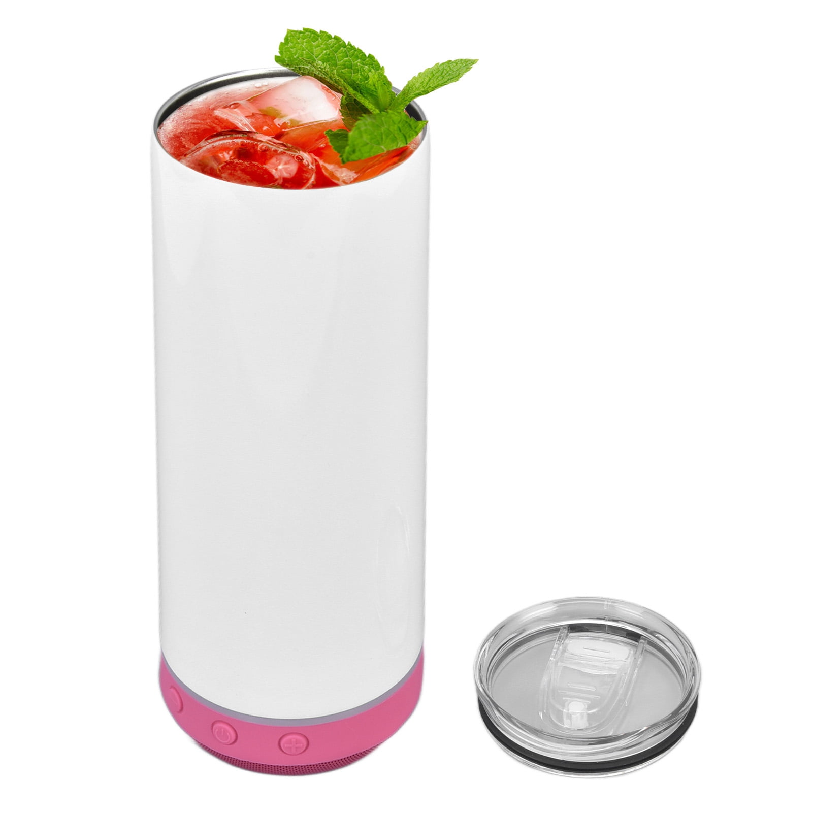 Bluetooth Speaker Cup, 600ml Portable Detachable Music Cup Stainless ...