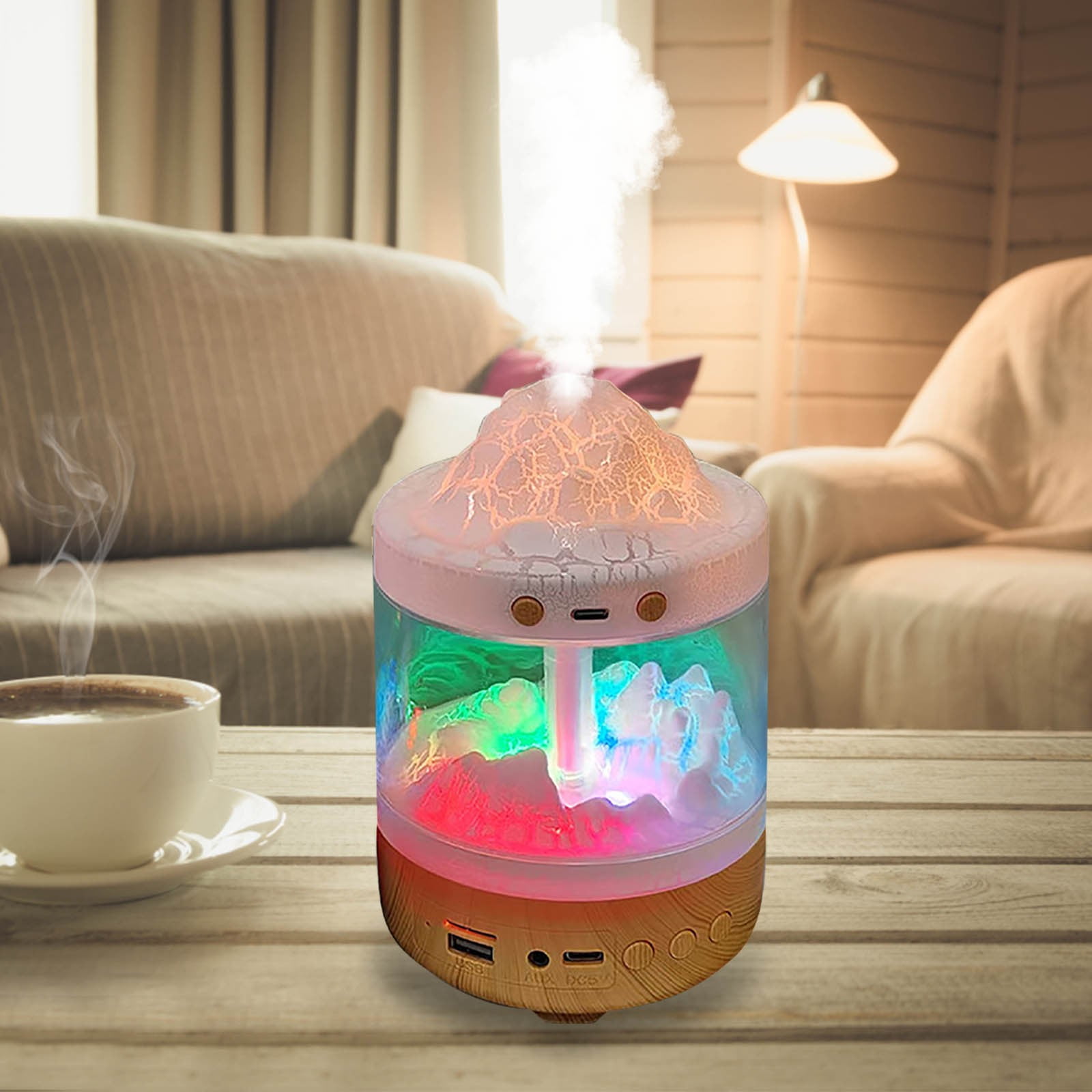 Bluetooth Speaker Humidifier, Aromatherapy Diffuser, 300ml Capacity ...