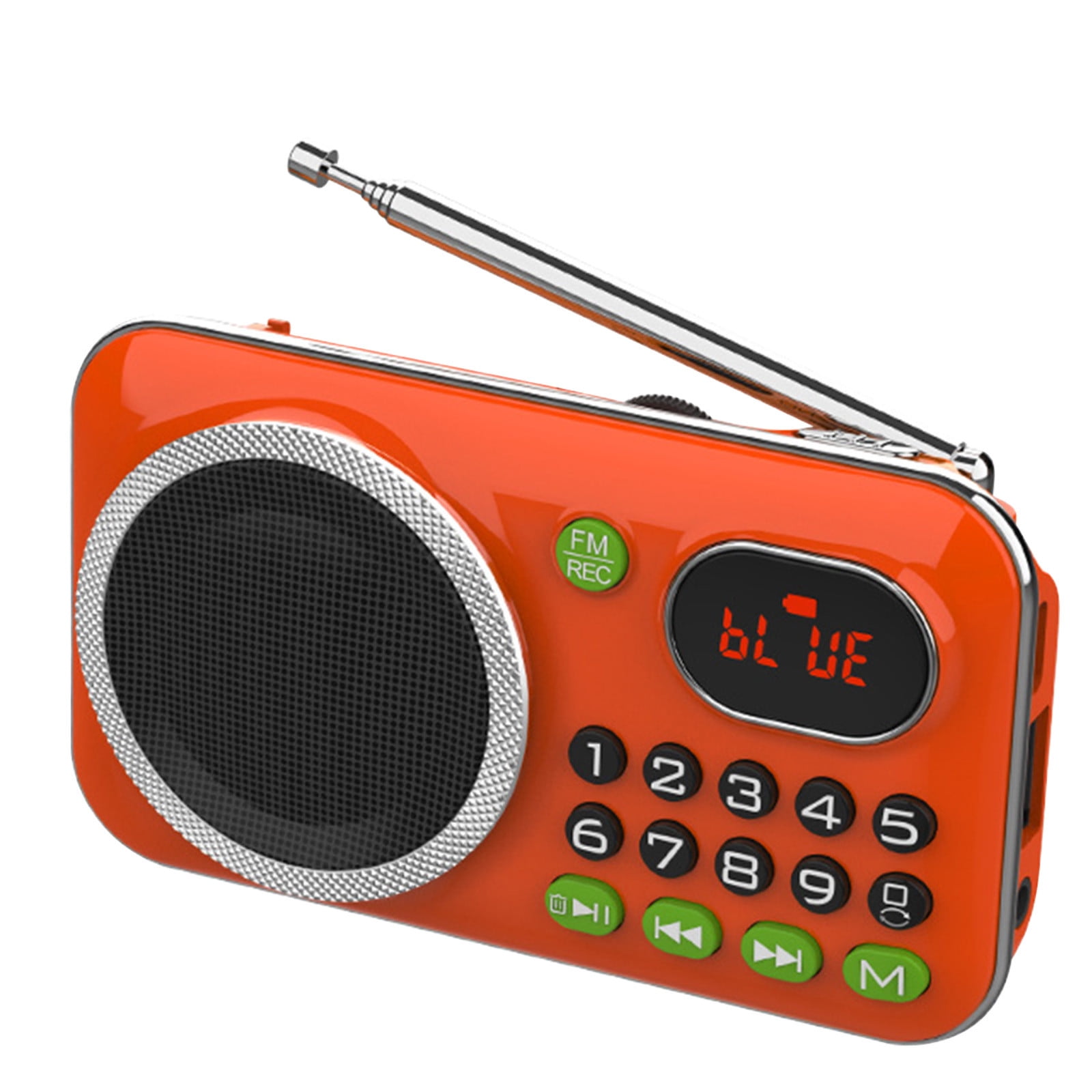 Bluetooth Speaker Mini Portable Old-fashioned Radio Multi-function Plug ...