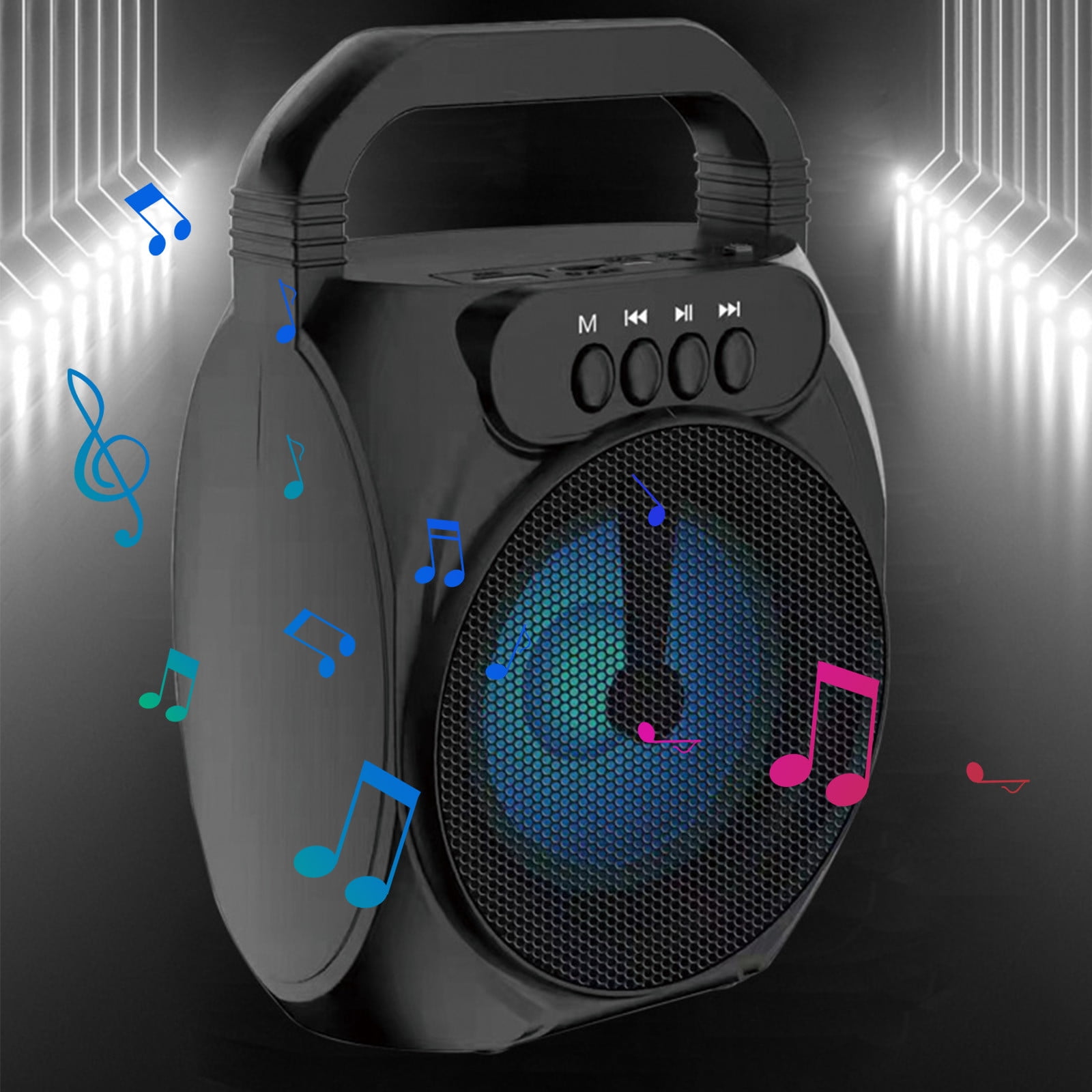 Bluetooth Speaker, Outdoor Portable Stereo, Plug-in Card, USB Stick ...