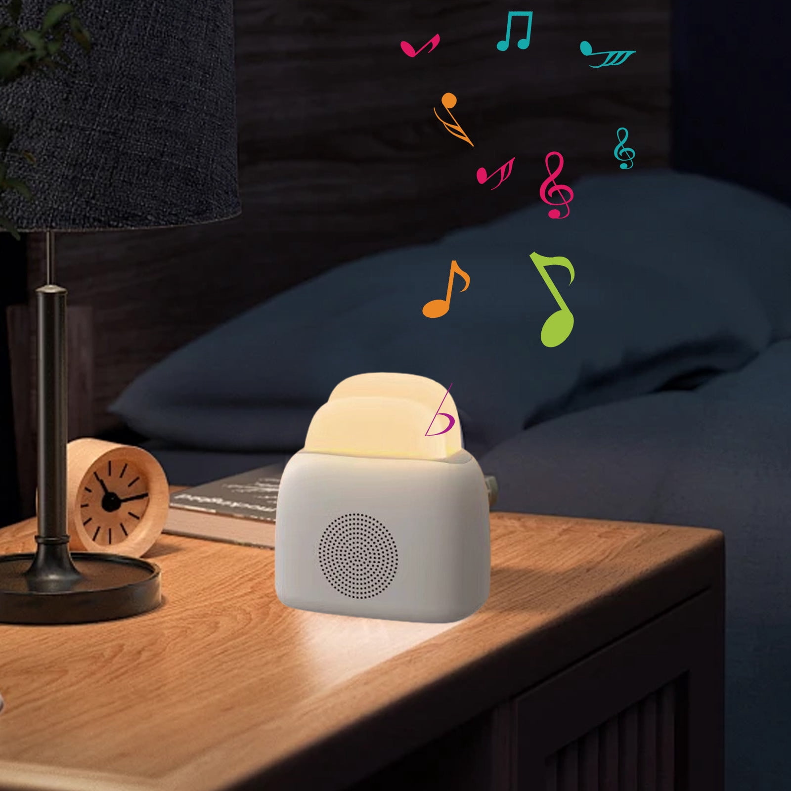 Bluetooth Speaker Sleeper White Noise Sleeping Aid Night Light With ...
