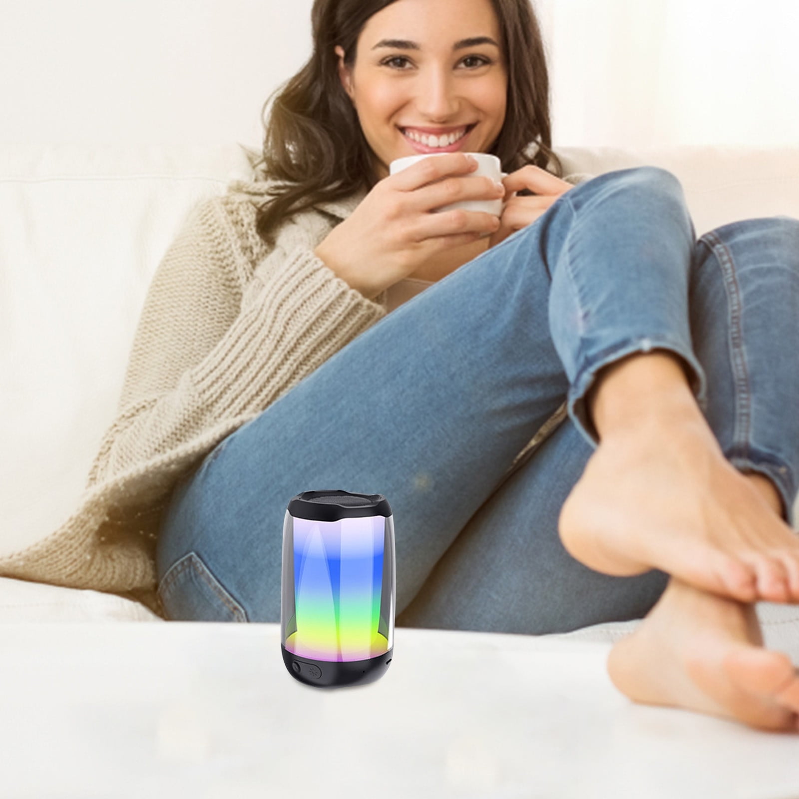 Bluetooth Speaker Wireless Bluetooth 5.0 Speaker Portable Subwoofer ...