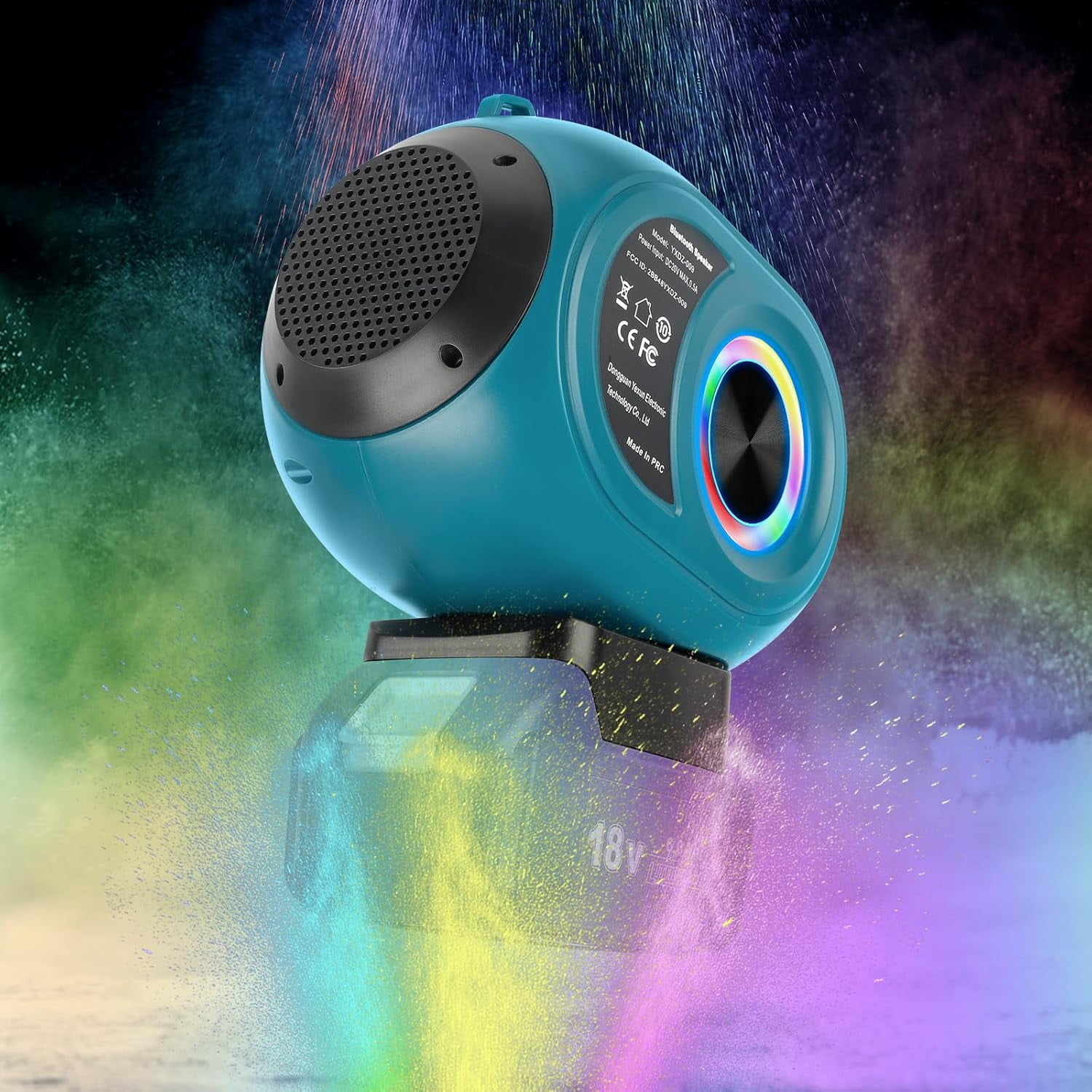 Bluetooth Speaker for Makita LXT 18V Li-ion Battery, Portable Speaker ...