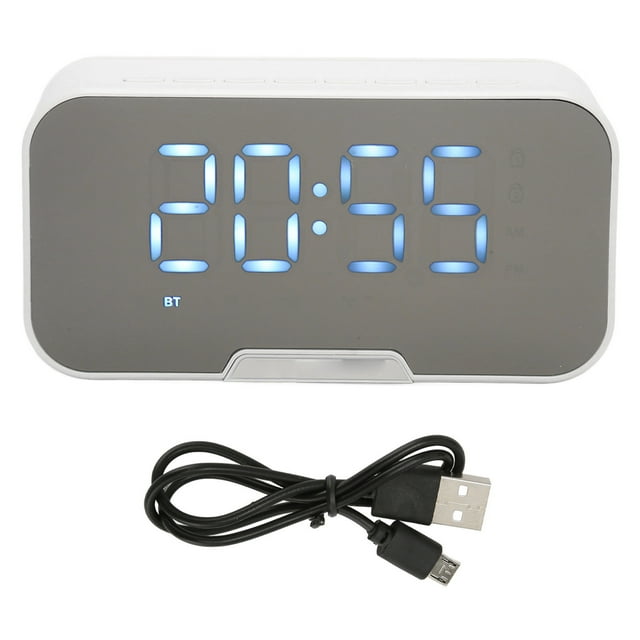 Bluetooth Speaker with Digital Alarm Clock Temperature Display Voice ... Bluetooth Speaker with Digital Alarm Clock Temperature Display Voice ...