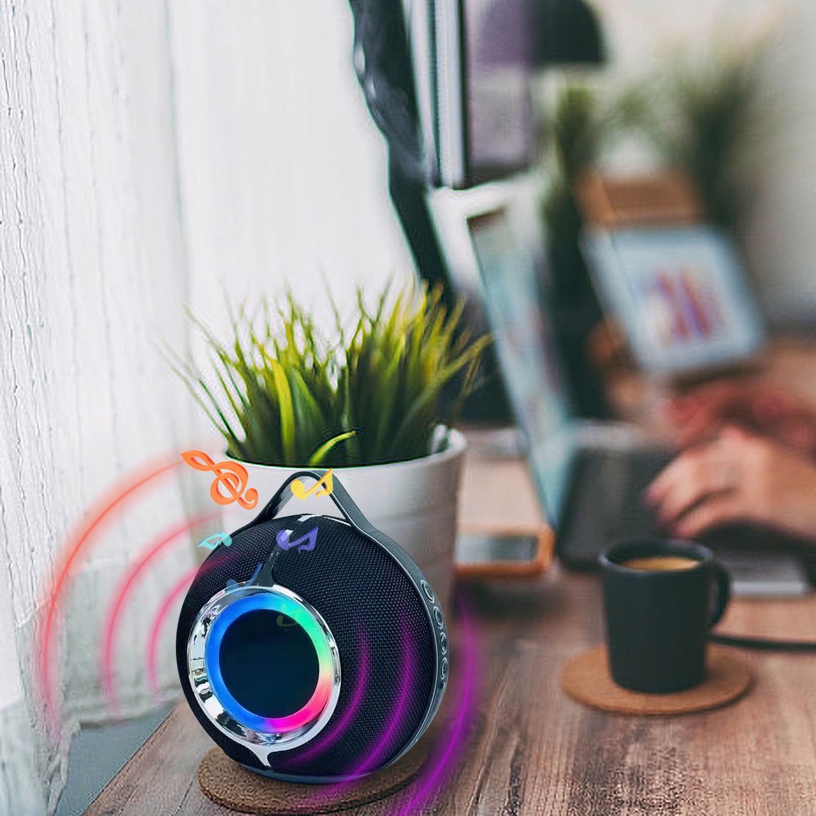 Bluetooth Speakers Wireless Bluetooth Speaker Subwoofer Call Portable ...