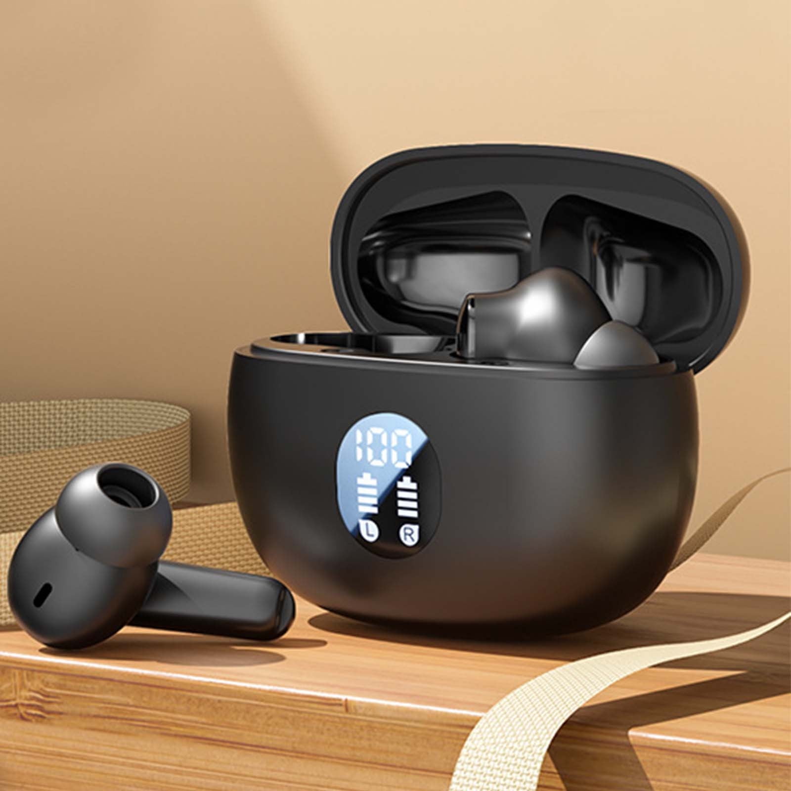 Bluetooth Sports Headphones Long Life Noise Reduction With Digital ...