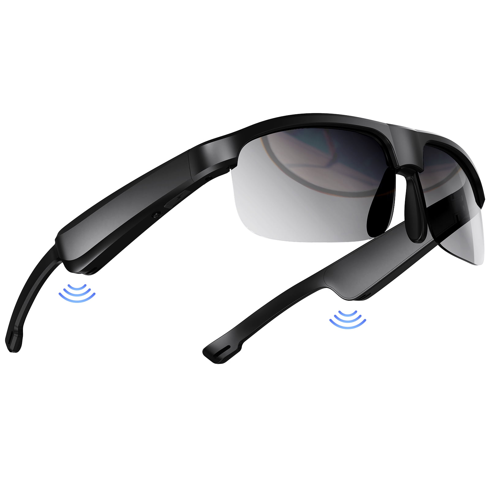 Bluetooth Sunglasses, Smart Glasses, Built-in Mic & Speakers, Voice ...