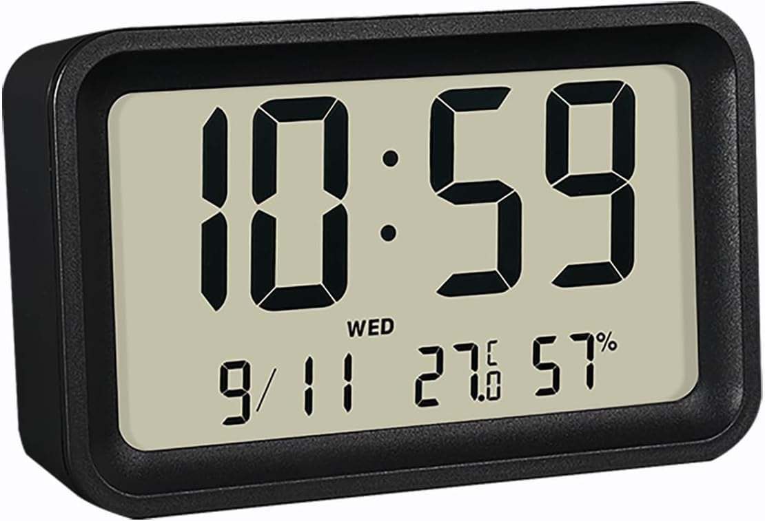 Bluetooth Sync Time Digital Alarm Clocks with Temperature Humidity ...