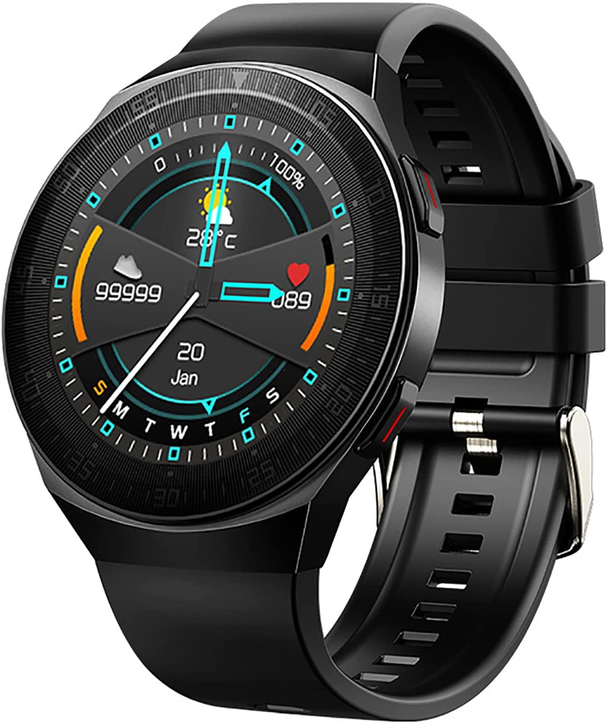 Bluetooth Talking Music Smartwatch with Fitness Tracker - Walmart.com