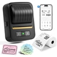 Bluetooth Thermal Label Maker N20 with Tape Compact 2000mAh Battery ...