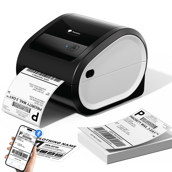 "JADENS Thermal Bluetooth Label Printer for Shipping Packages 4""x6 ...