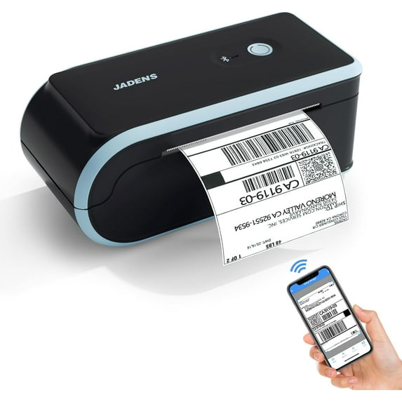 Bluetooth Thermal Label Printer, Wireless Printer with Built-in Paper ...