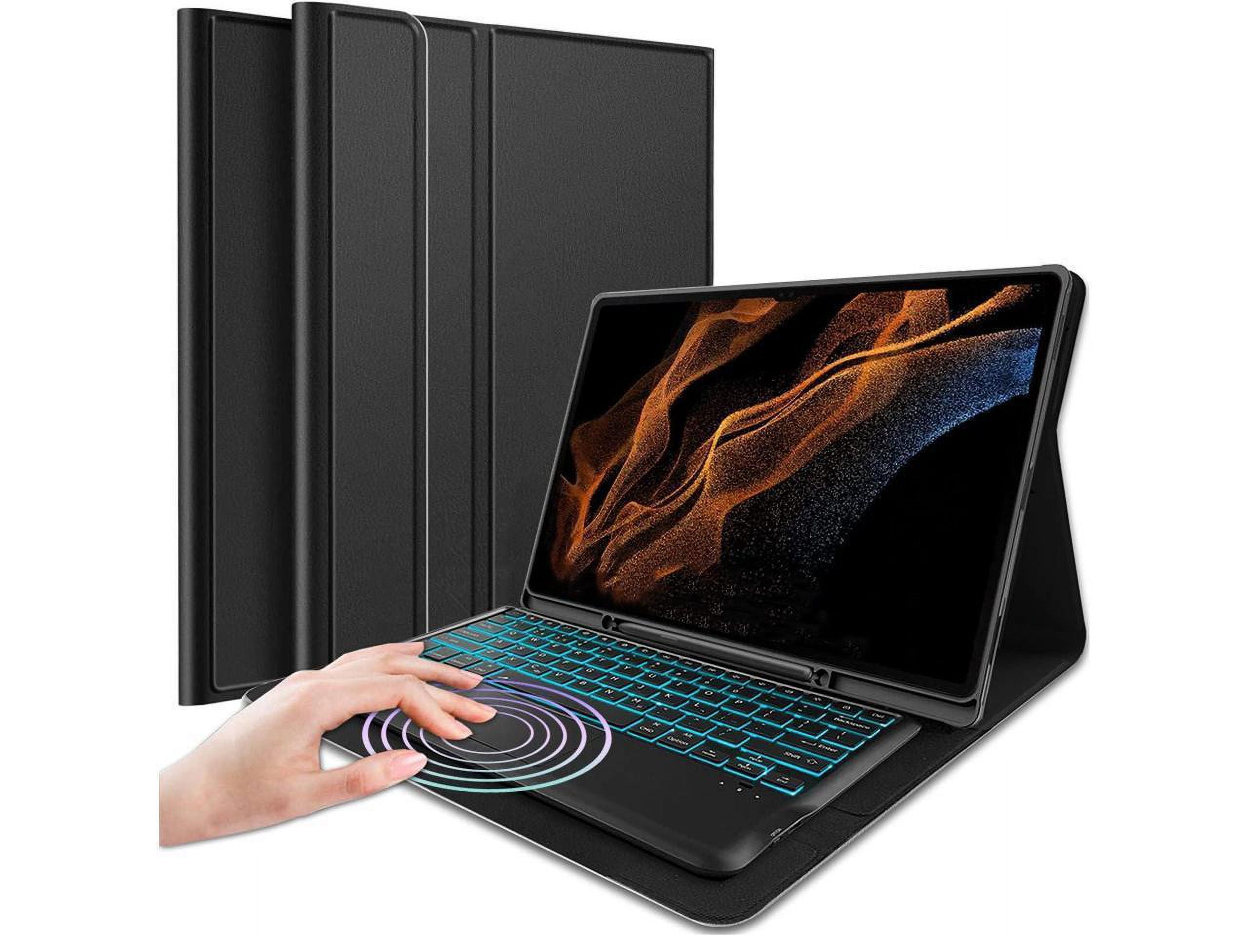 Bluetooth Touchpad Keyboard Case for Samsung Galaxy Tab S10 Ultra 2024 / S9 Ultra 2023 / S8 ...