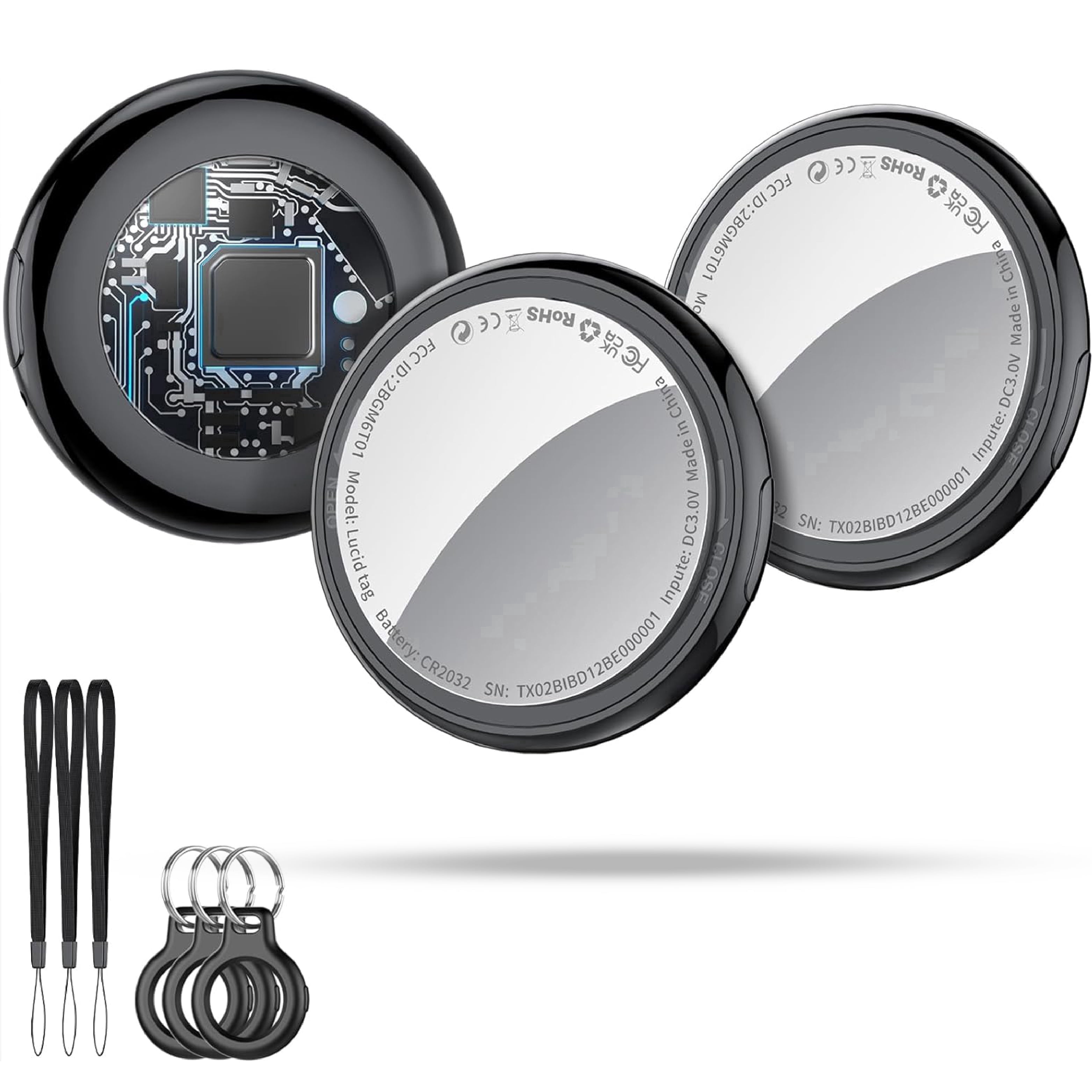 Bluetooth Tracker, Smart Air Tracker Tags-4 Pack, Key Finder and Item ...
