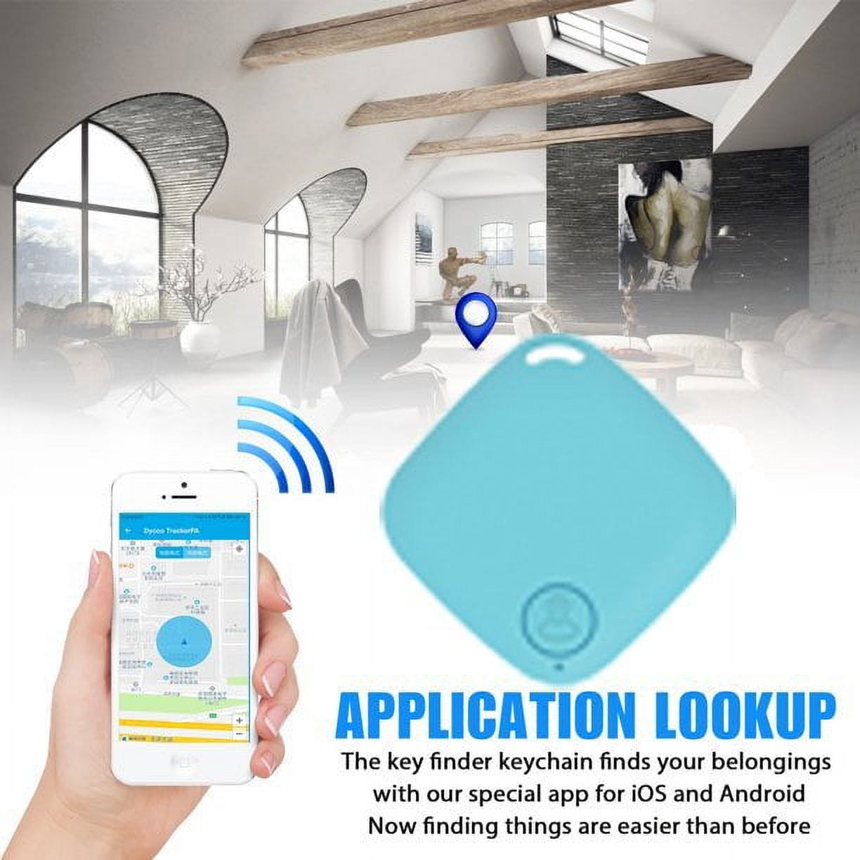 Bluetooth Tracker,Smart Key Tracker, Anti-Lost Key Finder and Item ...