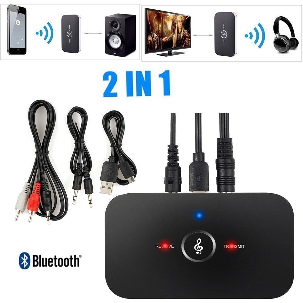 Bluetooth Transmitter & Receiver Wireless Adapter For Home stereos ...