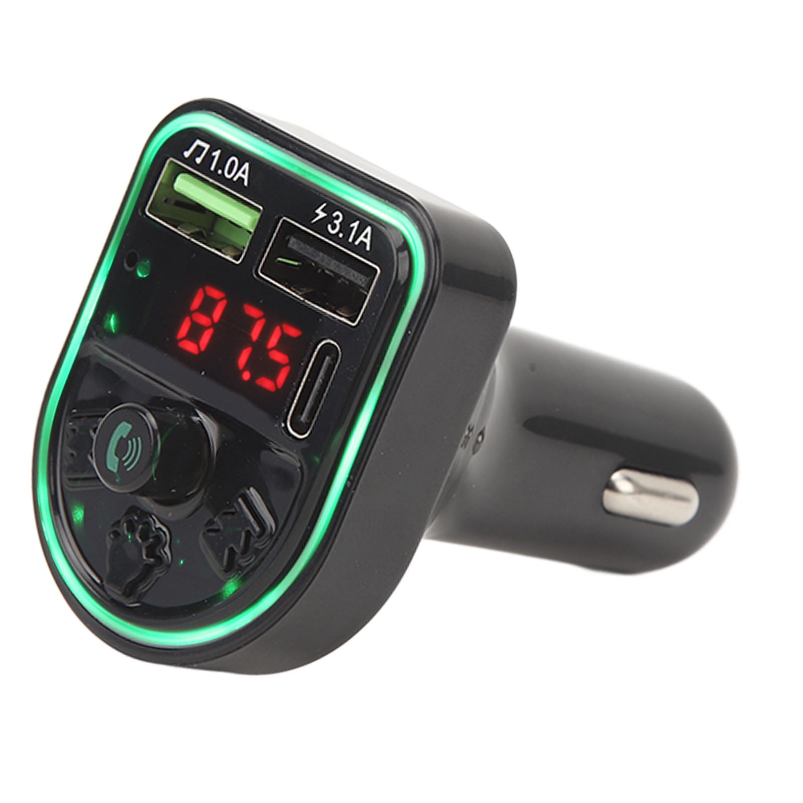 Bluetooth Transmitter for Car Wireless Cigarette Lighter Hands Free ...