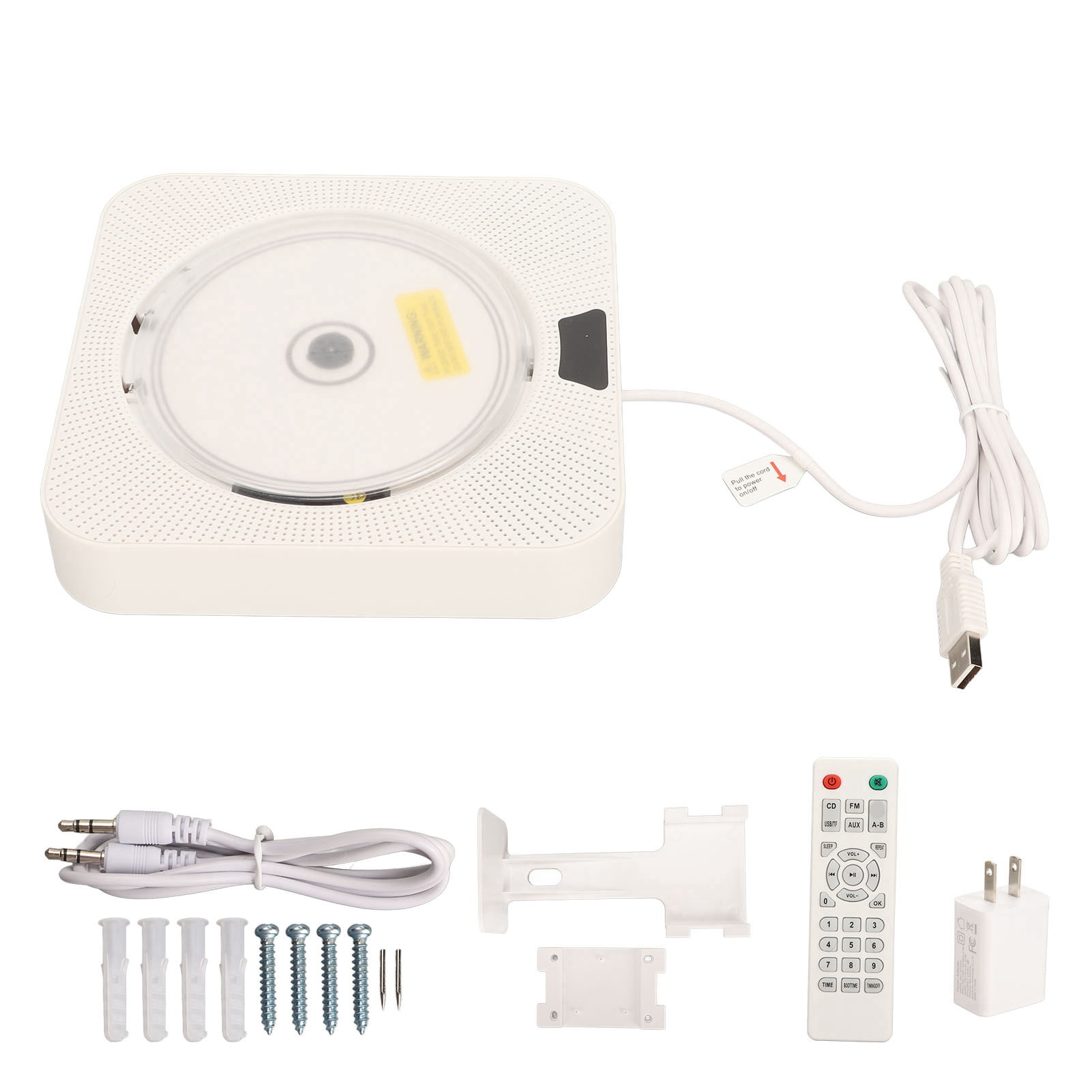 Bluetooth Wall CD Player Real Time Connection Multifunctional Port ...