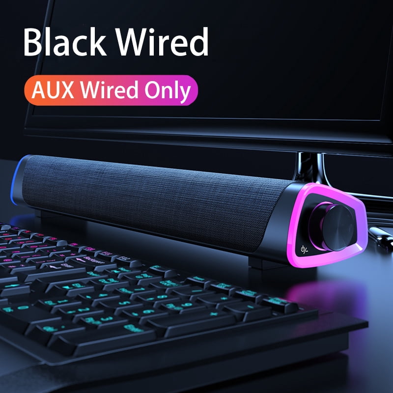 Bluetooth Wired Powerful Computer Speaker Stereo Subwoofer Bass Speaker ...