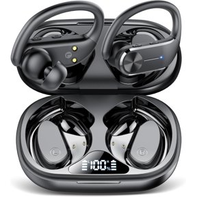 LETSCOM U8I Bluetooth Headphones V5.0 IPX7 Waterproof, HiFi Bass Stereo ...