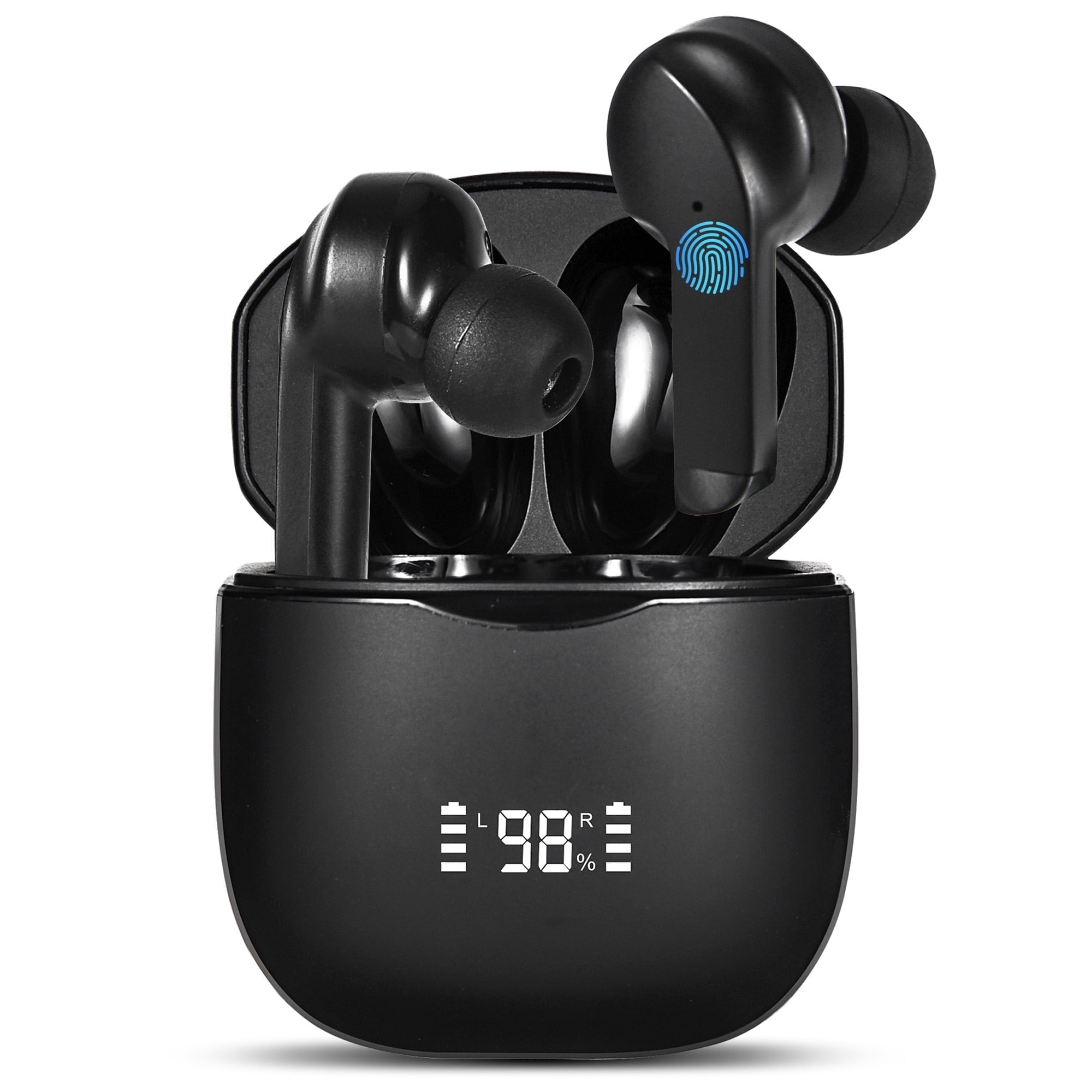 Bluetooth Wireless Earbuds with Microphone Waterproof In-Ear Headphone ...