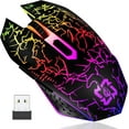 Bluetooth Wireless Gaming Mouse, 2.4G Cordless RGB Rechargeable PC Game ...