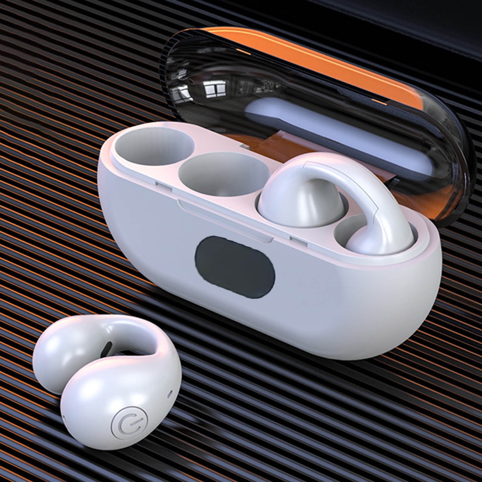 Bluetooth Wireless Headset – Wireless Ear Clip Headphones Bluetooth ...