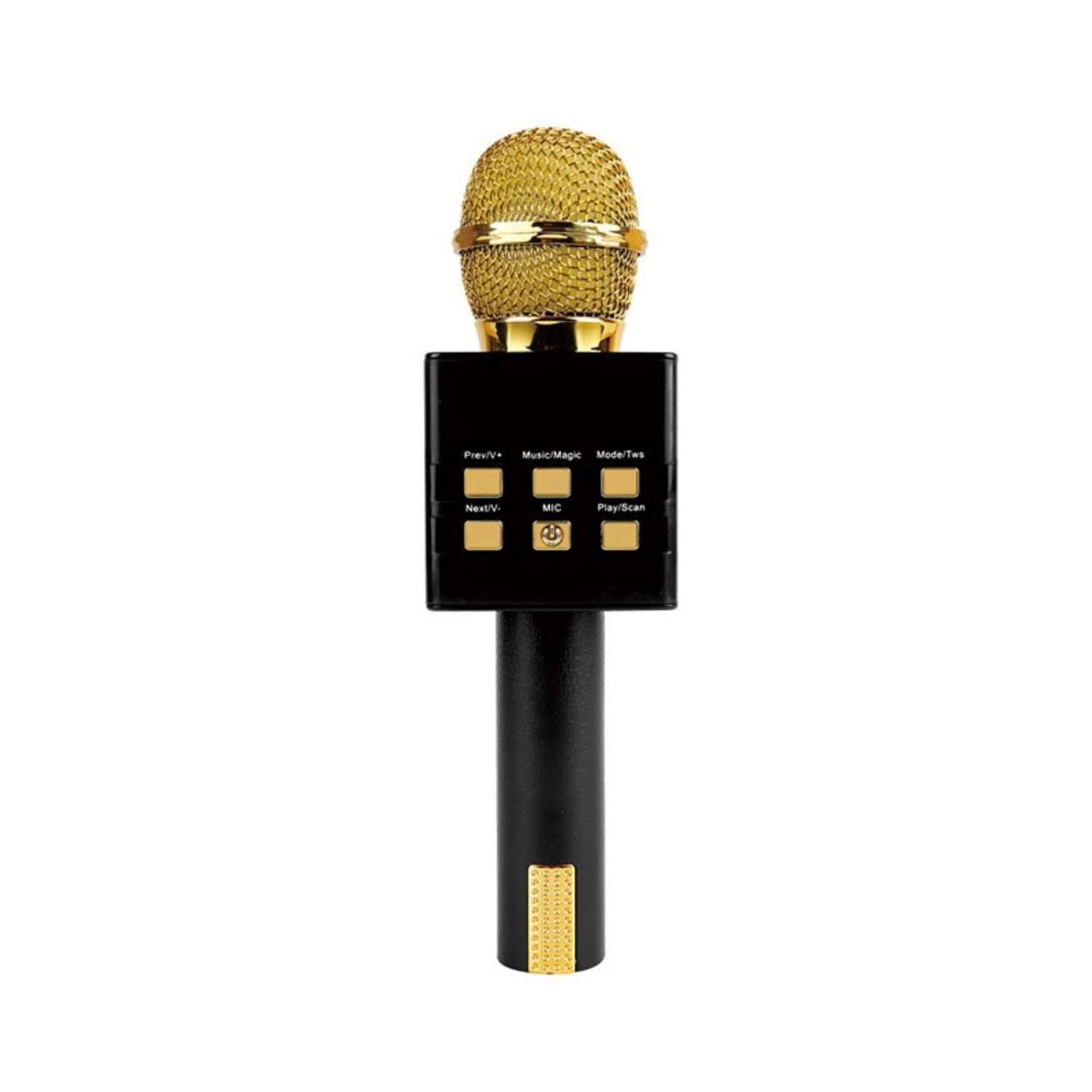 Bluetooth Wireless Karaoke Microphone with LED Lights,4-in-1 Portable ...