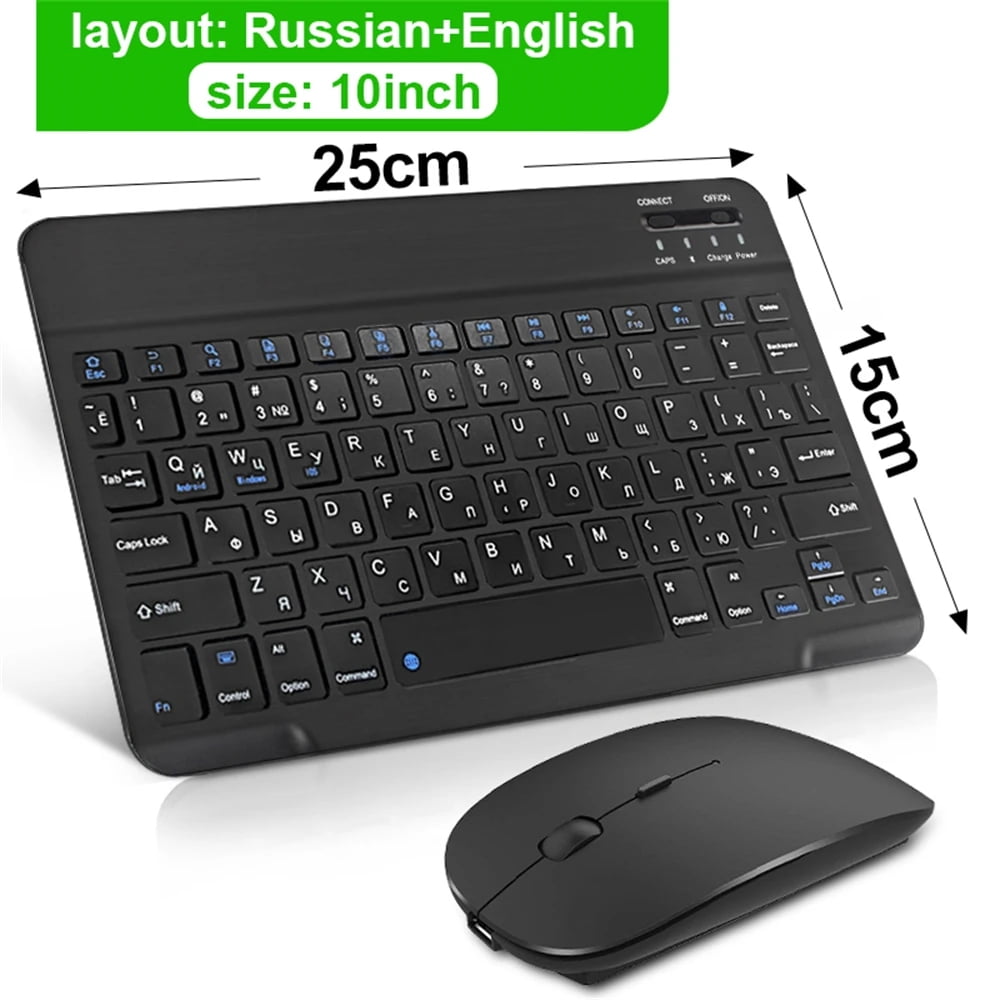 Bluetooth Wireless Keyboard Mouse For IOS Android Windows Tablet For ...