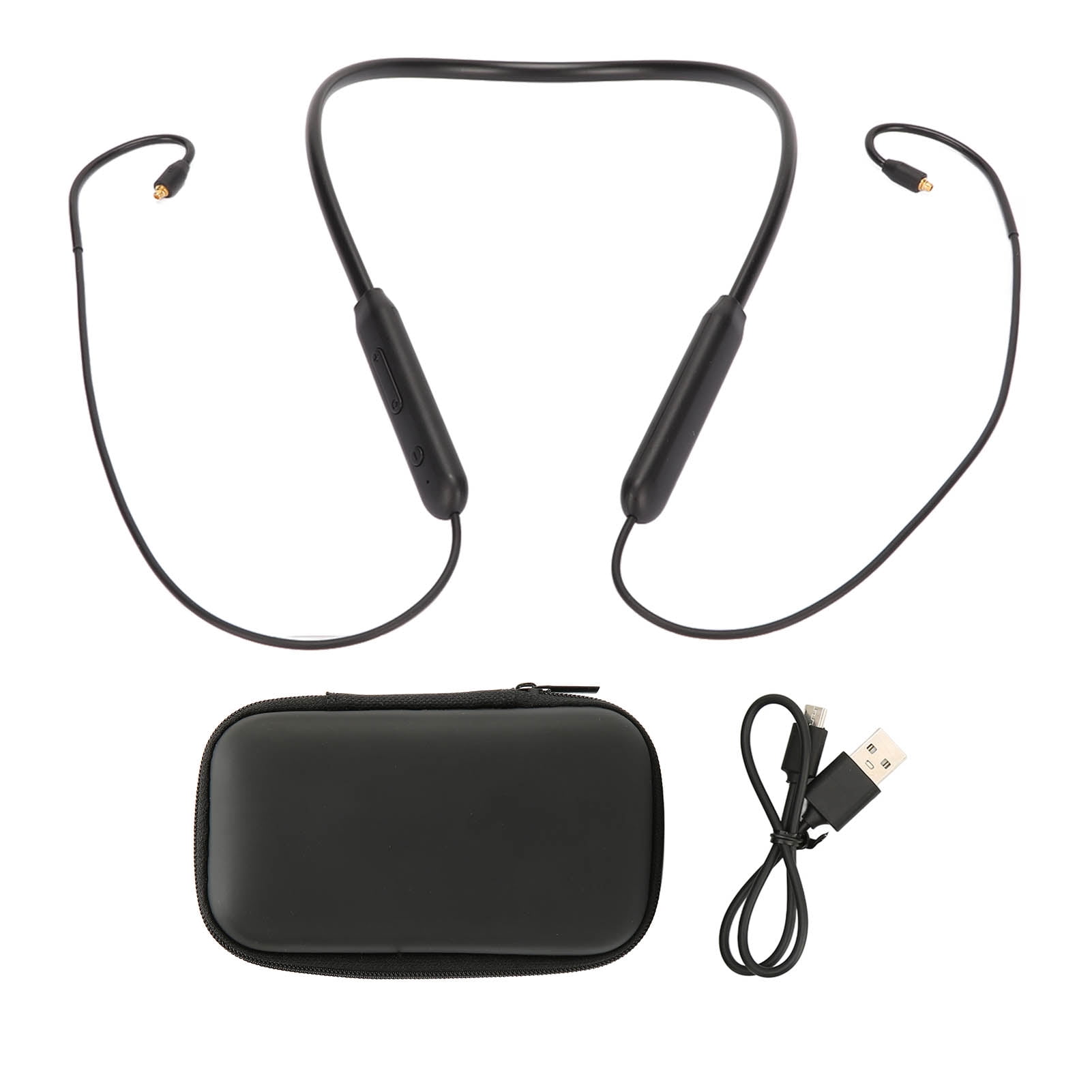 Bluetooth Wireless MMCX Adapter Cable Low Latency Upgraded BT MMCX Adapter Cable with Mic and ...