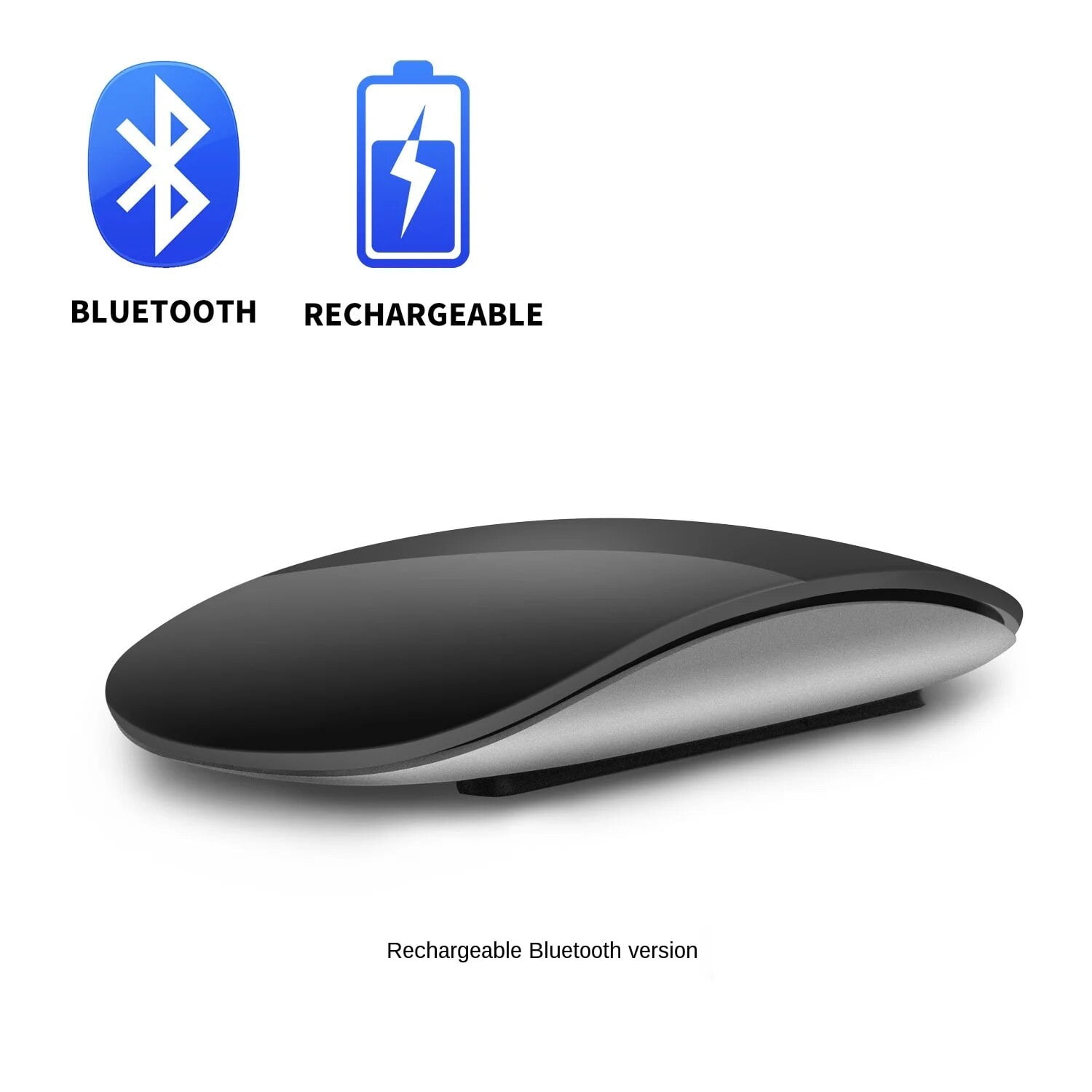 Bluetooth Wireless Magic Mouse Silent Rechargeable Laser Computer Mouse ...