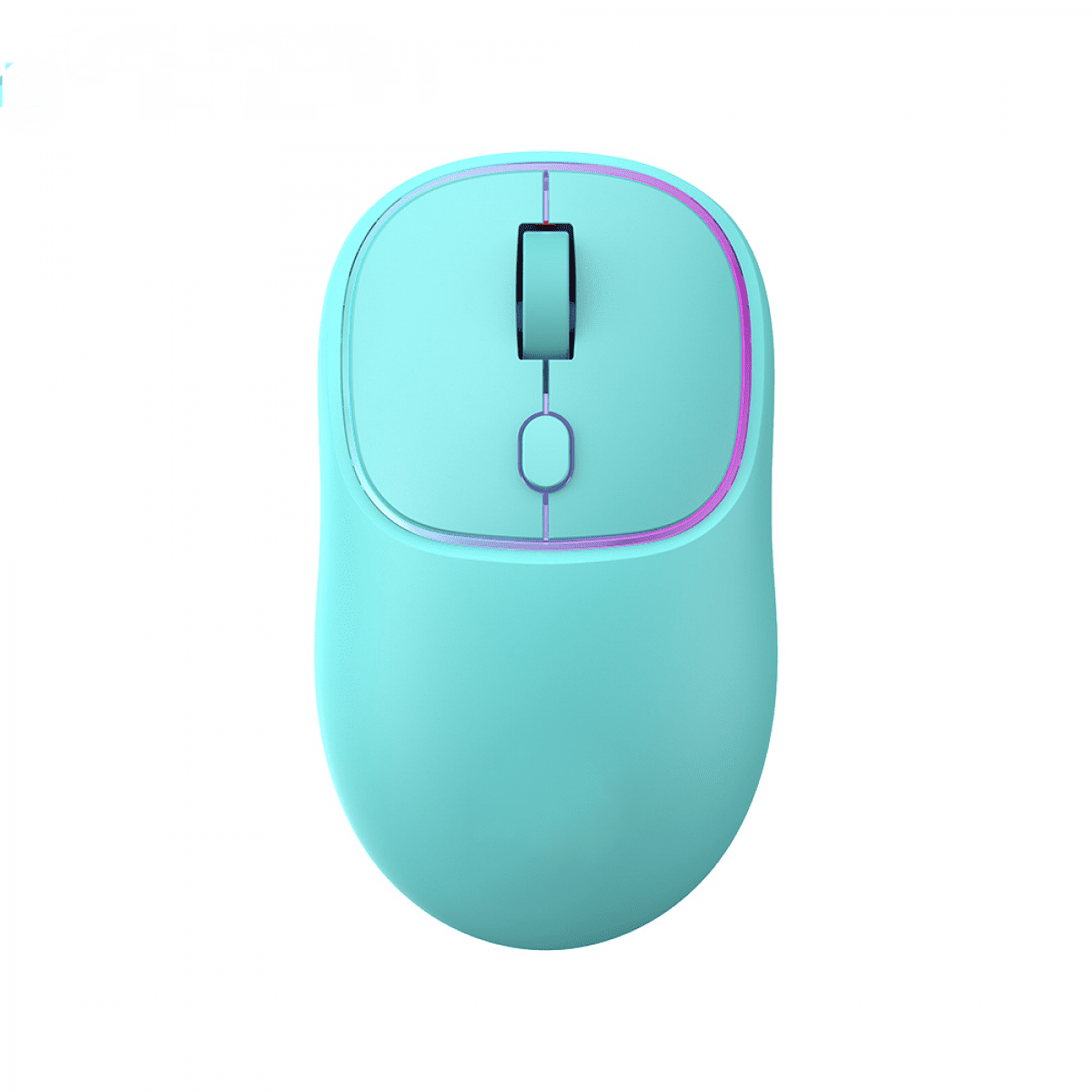 Wireless Mouse, 2.4G RGB Rechargeable Silent PC Mouse with Type-C ...