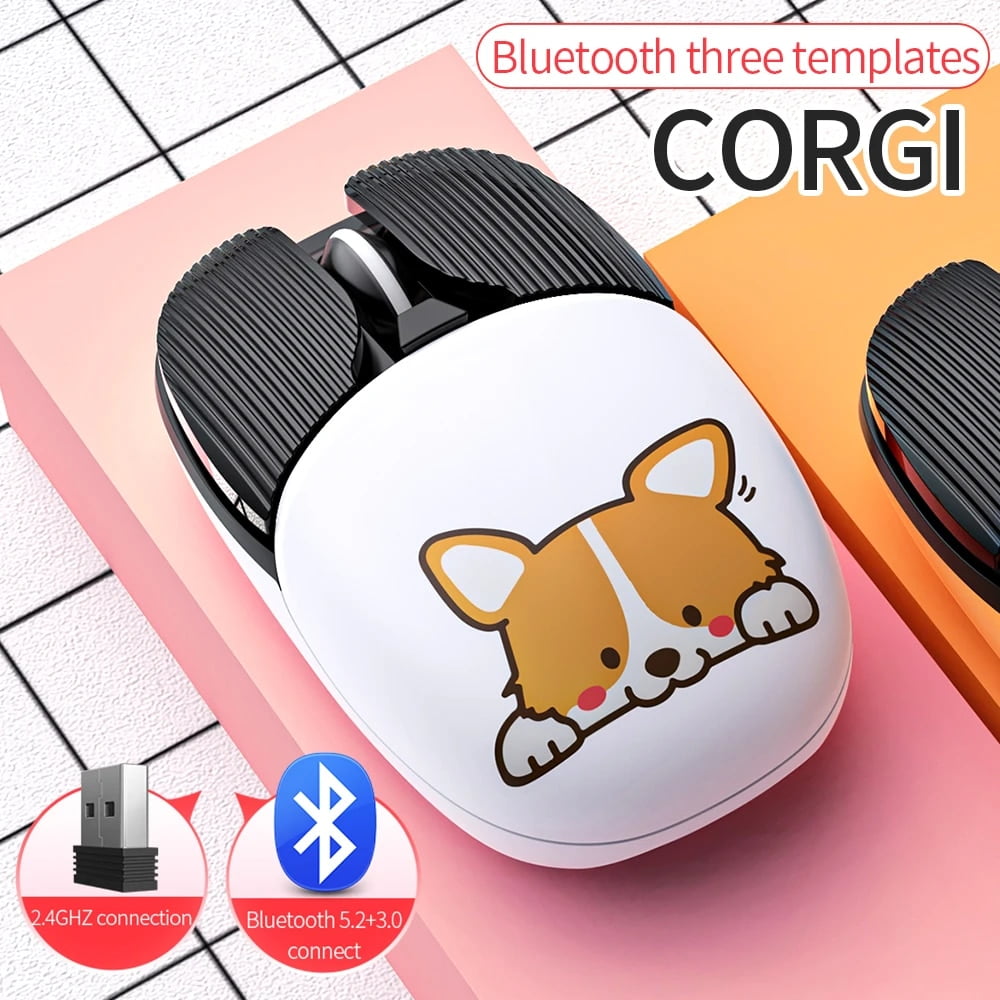 Bluetooth Wireless Mouse Rechargeable Computer Mouse Wireless Silent ...