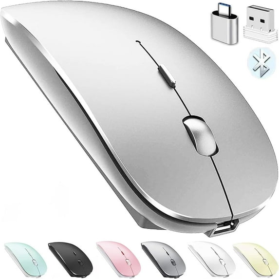 Bluetooth Wireless Mouse for Laptop mac MacBook ipad air pro pc Desktop ...