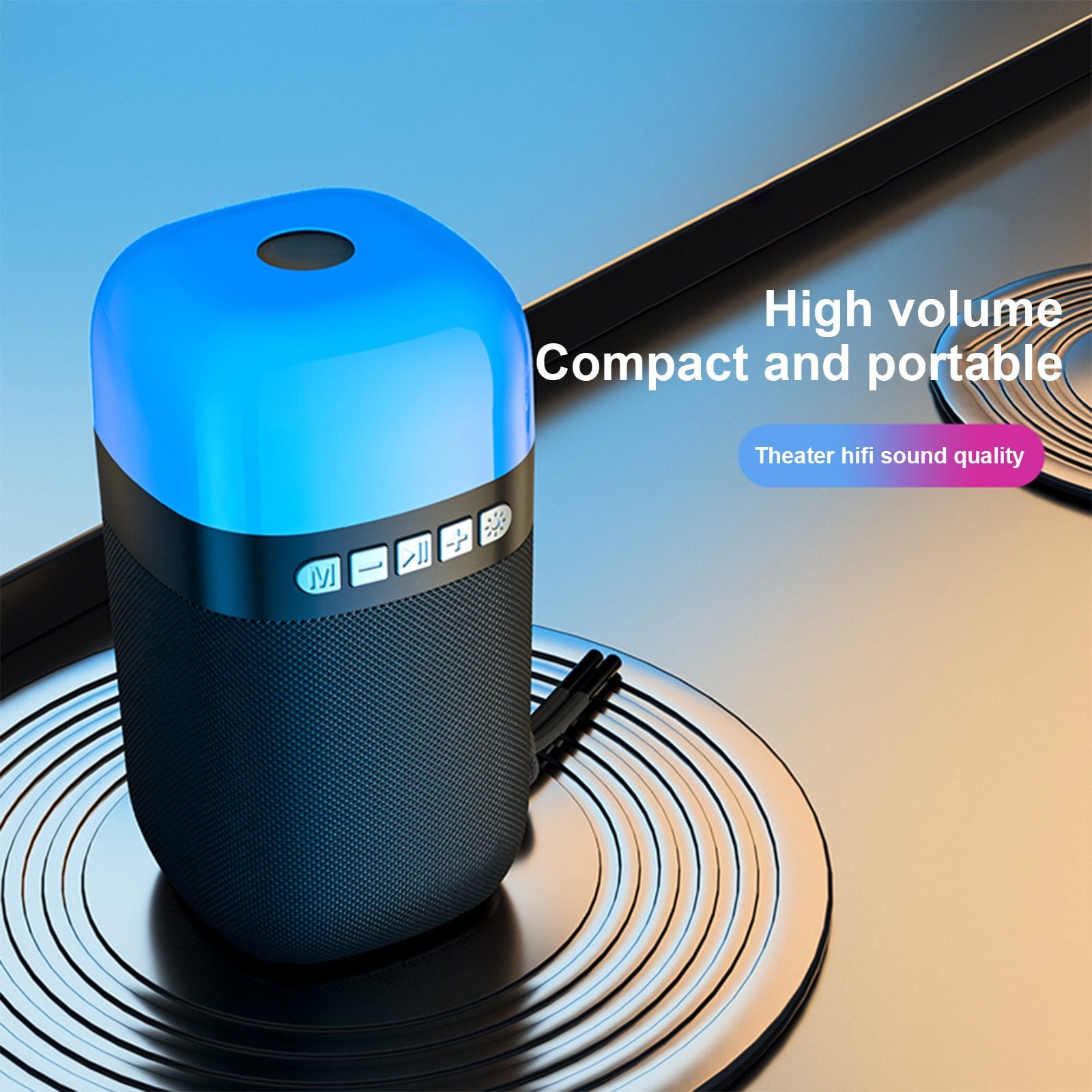 Bluetooth Wireless Speaker, Portable Subwoofer, Waterproof Outdoor ...