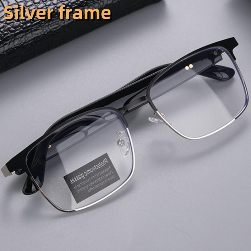 Bluetooth audio smart glasses with photochromic lenses that darken in ...