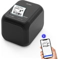 Bluetooth barcode label printer: label maker with direct thermal ...