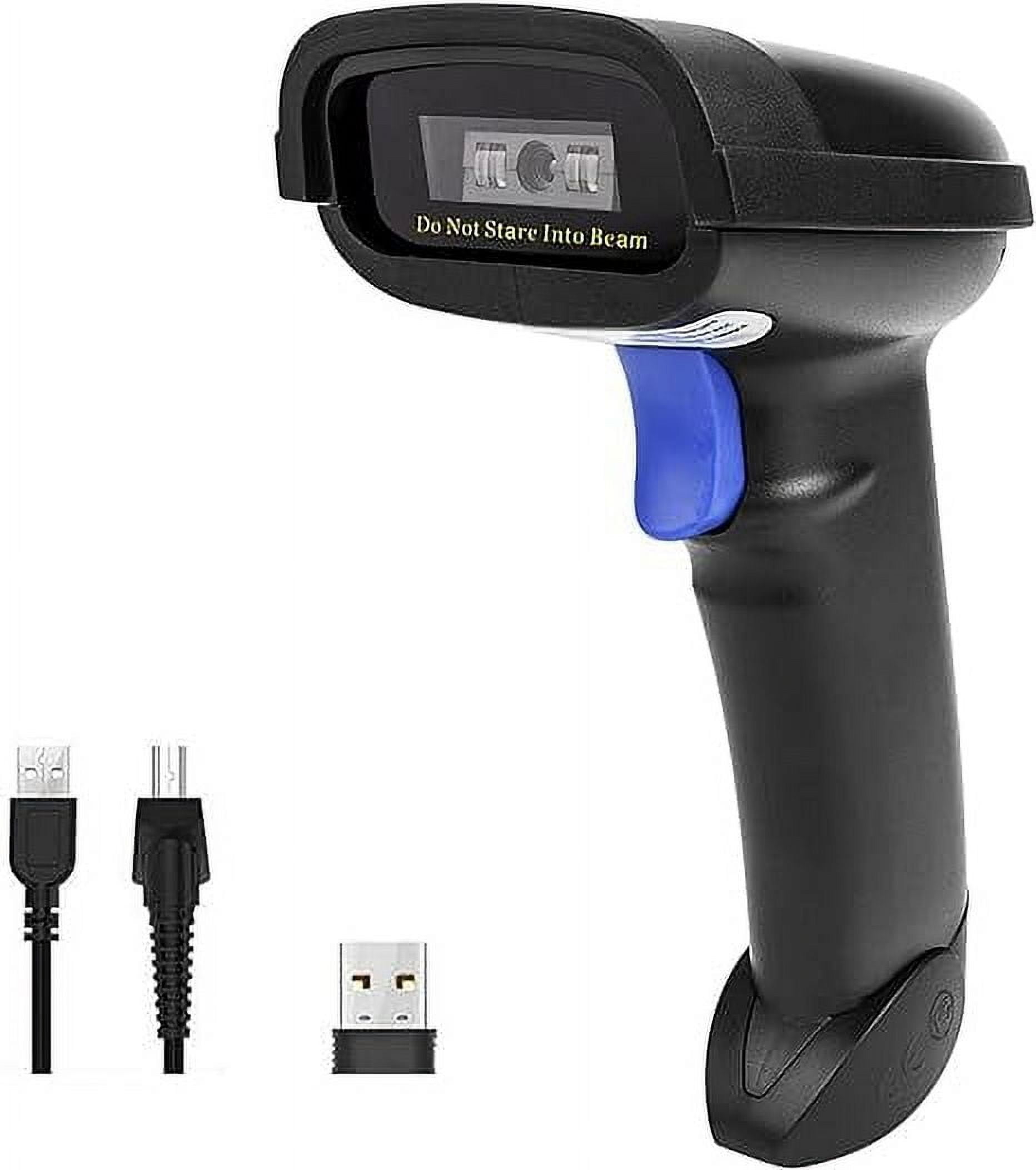 Bluetooth barcode scanner, compatible with 2.4G wireless and Bluetooth ...