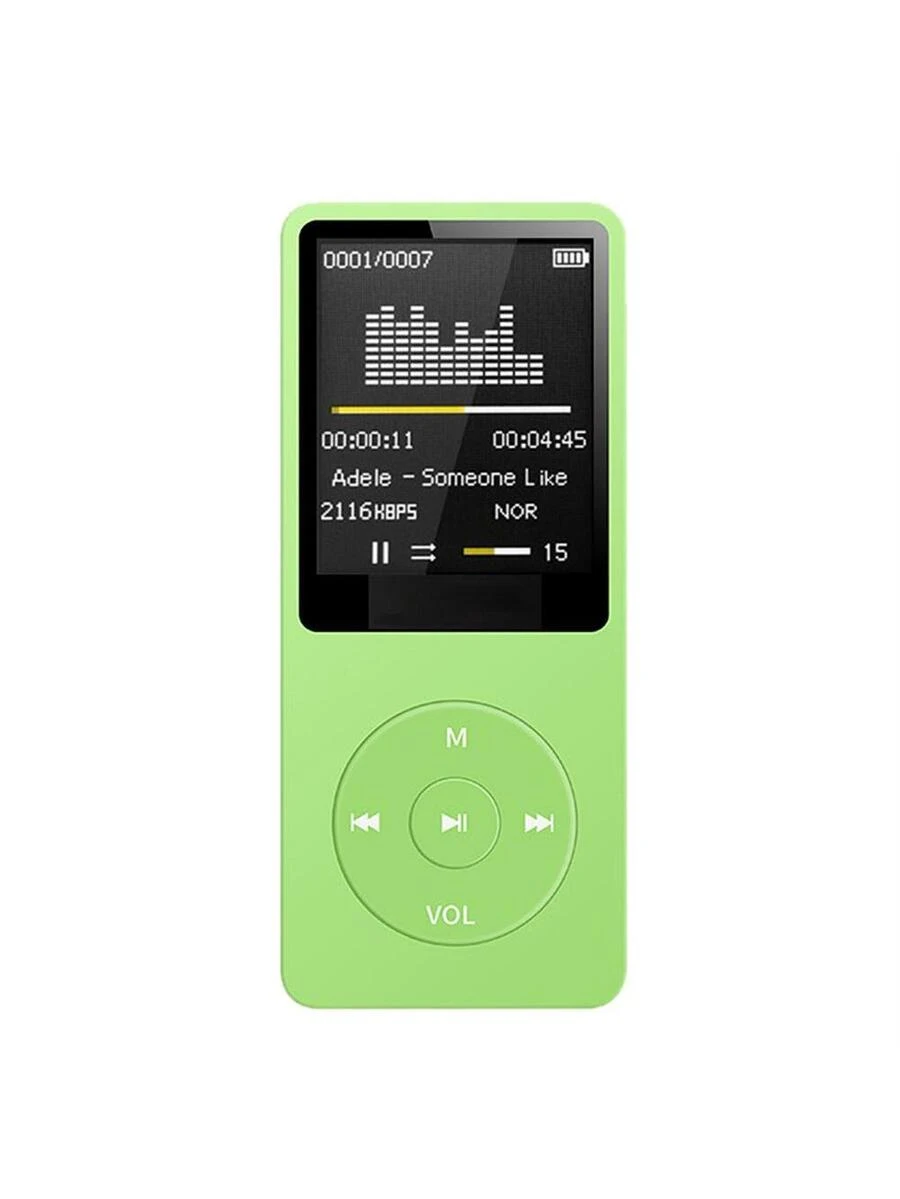 Bluetooth-compatible Mp3 Music Player Lossless Portable Fm Radio External Ultra-thin Student Mp3 ...