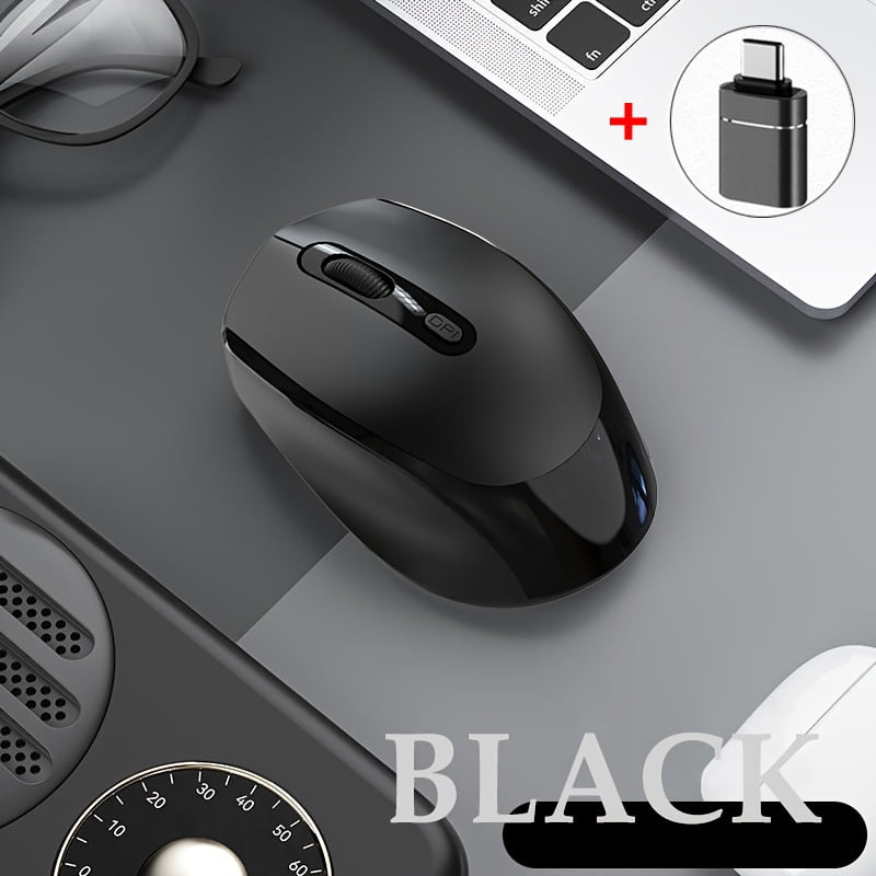 Bluetooth-compatible Wireless Mouse Ergonomic Computer Mouse PC Optical ...