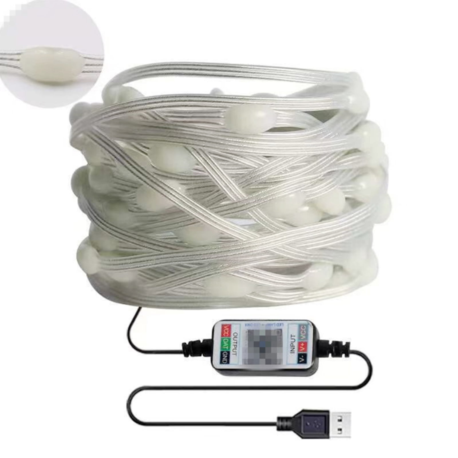 (Bluetooth control 10 meters 100 lights) 2022 new leather wire light ...