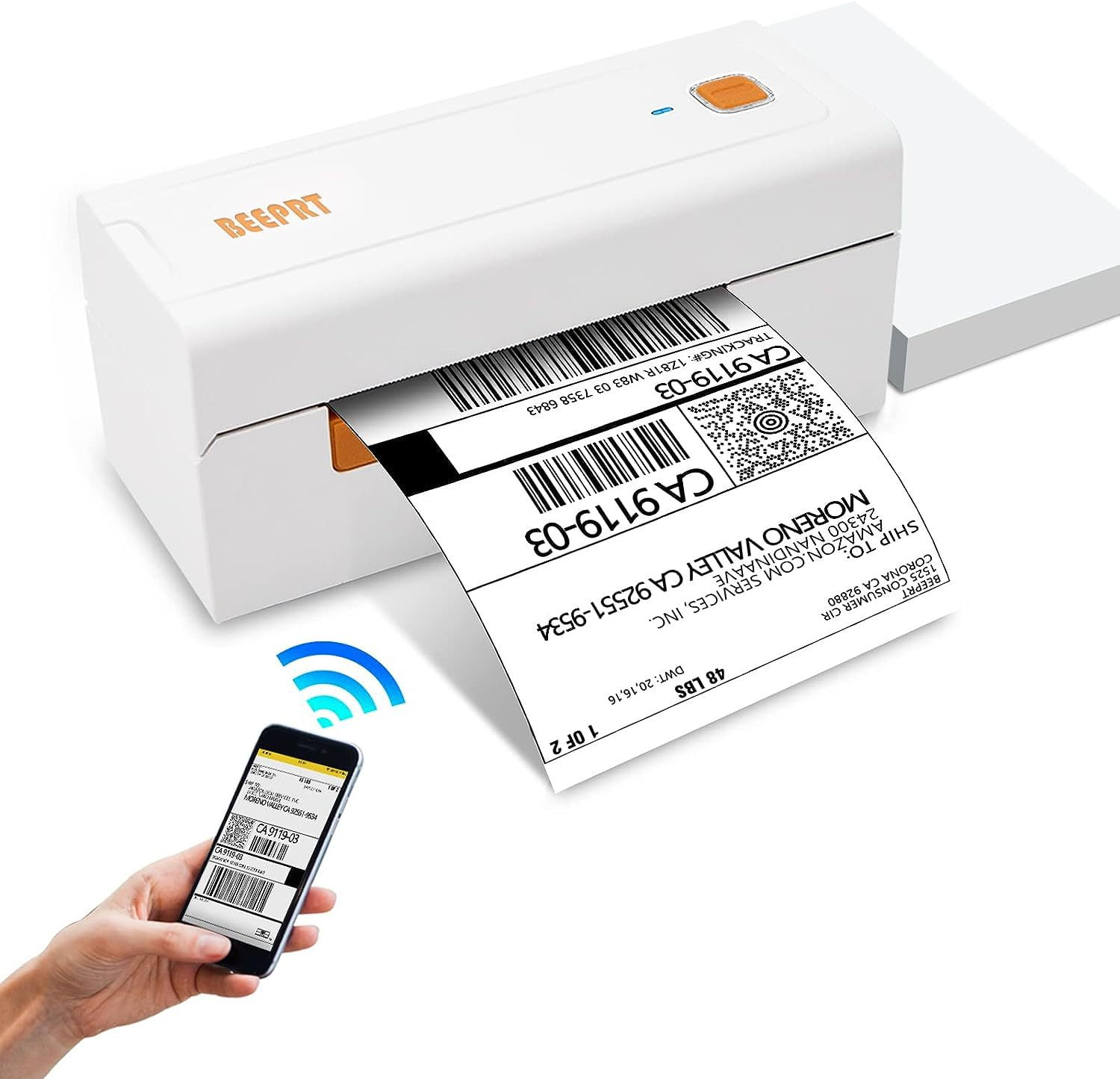 Bluetooth version neutral four-inch label printer printing express ...