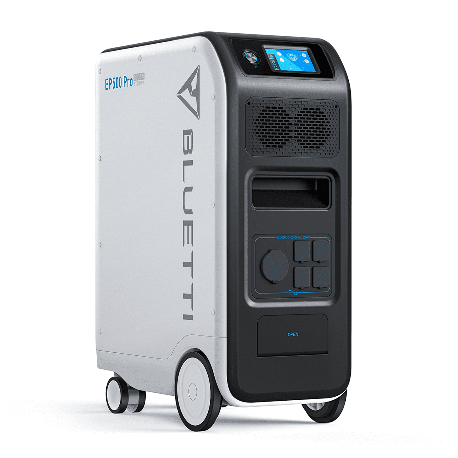 Bluetti Solar Power Station EP500Pro, 5100Wh Capacity Solar Generator ...
