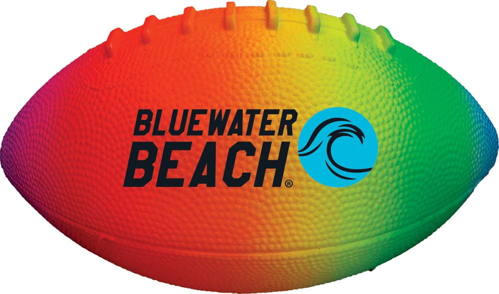 Bluewater Beach 9" Color Grip Durable Waterproof Football - Walmart.com