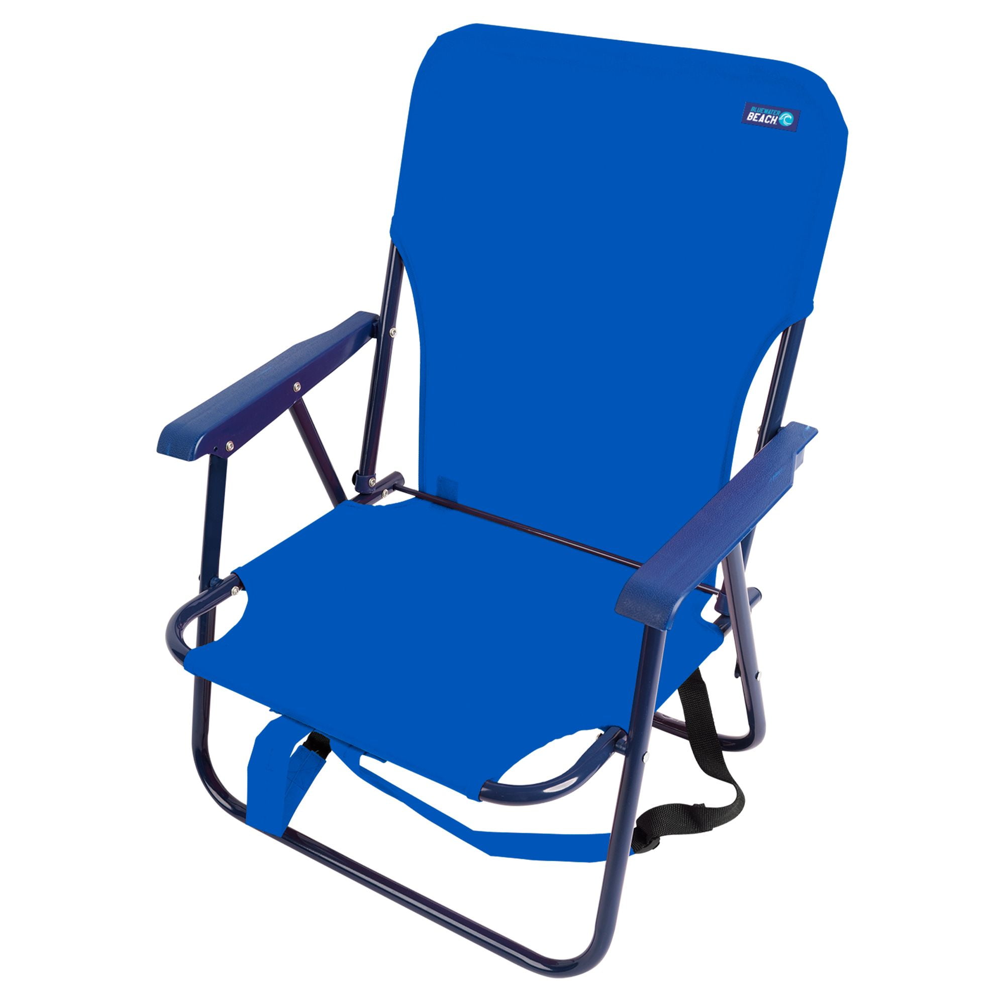 Bluewater Beach One Position Low Seat Beach Chair with BackPack Straps ...