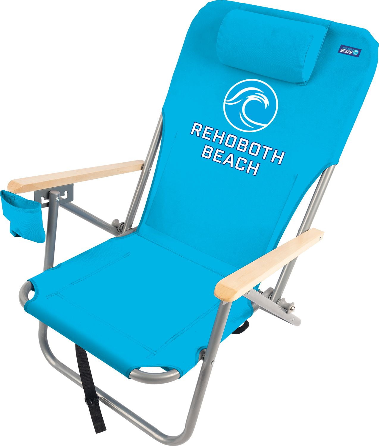 Bluewater Beach Steel 4 Position Back Pack Beach Chair - Rehoboth Beach ...