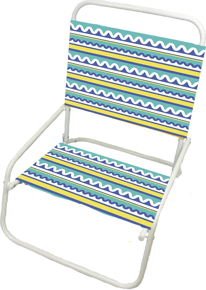 Bluewater Beach Steel Sand Chair, 45 Degree Seat Angle, 7" Seat Height ...