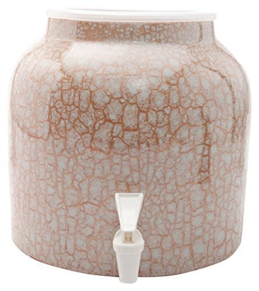 Bluewave Lifestyle Marble Gold Design Beverage Dispenser Crock ...