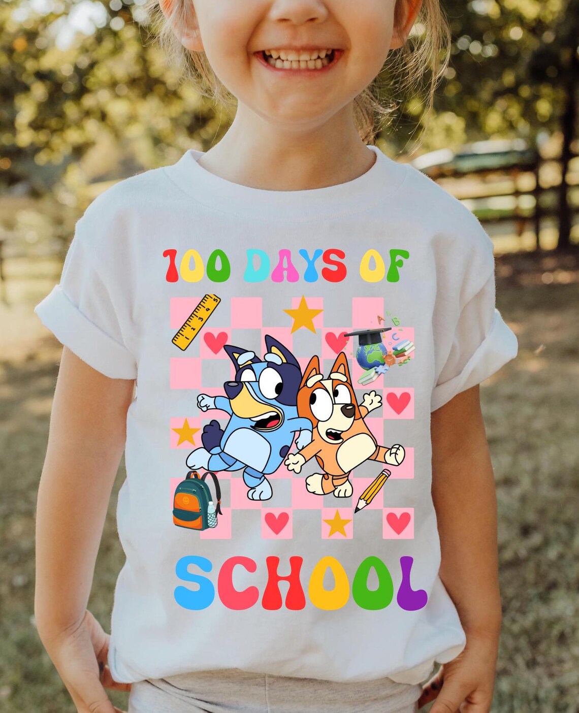 Bluey 100 Days of School, Blue Dog Celebration, Learning Milestone ...