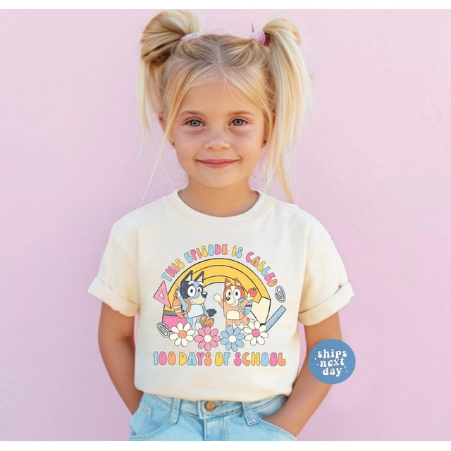 Bluey 100 Days of School, Blue Dog Learning Celebration, Fun Classroom ...